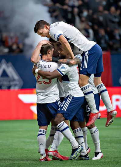 Vancouver Whitecaps Fcs Team Members Celebrate Editorial Stock Photo ...