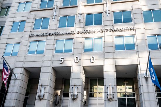 Immigration Customs Enforcement Building Located 500 Editorial Stock ...