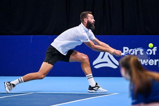 French Benoit Paire Pictured Action During Editorial Stock Photo ...