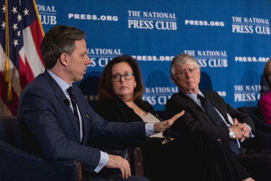 Panelists Lr Jake Tapper Anchor Cnns Editorial Stock Photo - Stock ...