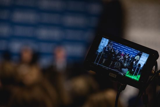 Panelists Lr Jake Tapper Anchor Cnns Editorial Stock Photo - Stock ...