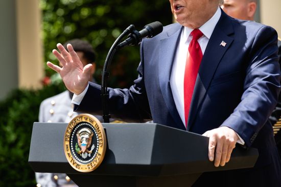 President Donald Trump Speaks During Presentation Editorial Stock Photo ...