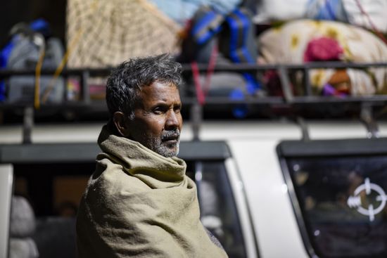 Non Local Bihari Worker Looks On Editorial Stock Photo - Stock Image ...