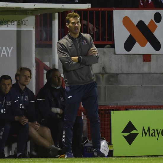 Matt Taylor Manager Exeter City During Editorial Stock Photo - Stock ...