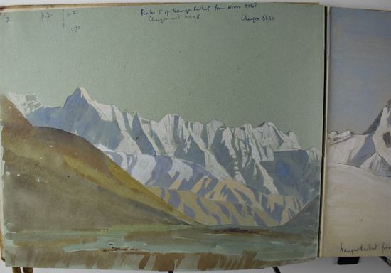 Paintings Sketches One Theodore Howard Somervells Editorial Stock Photo ...
