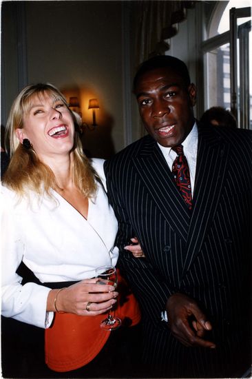 Sharron Davies Boxer Frank Bruno Boxer Editorial Stock Photo - Stock ...