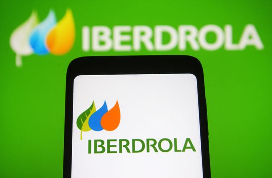 This Photo Illustration Iberdrola Sa Logo Editorial Stock Photo - Stock ...