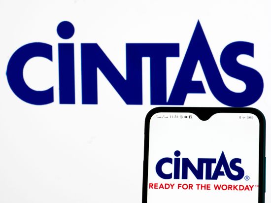 This Photo Illustration Cintas Corporation Logo Editorial Stock Photo ...