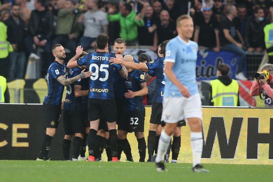 Perisic Inter Score Goal Celebrates Italian Editorial Stock Photo ...