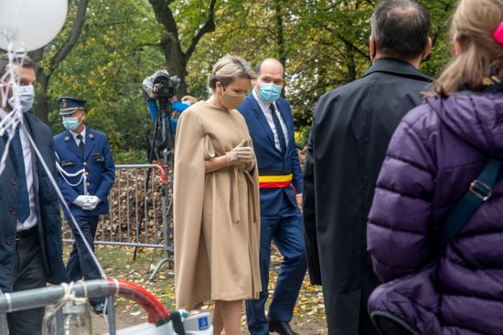 Queen Mathilde Belgium Pss Philippe Close Editorial Stock Photo - Stock ...