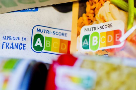 Marking On Nutriscore Food Packaging E Editorial Stock Photo - Stock ...
