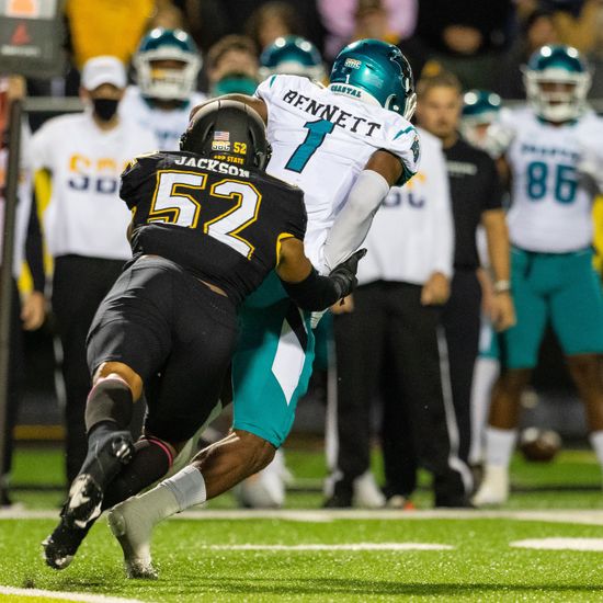 Appalachian State Mountaineers Linebacker Dmarco Jackson Editorial ...