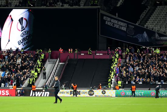 Both Teams Sets Fans Separated Stand Editorial Stock Photo - Stock ...