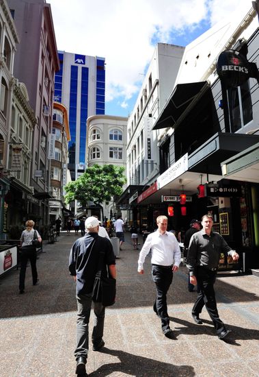 Auckland Street Scene New Zealand Editorial Stock Photo - Stock Image ...