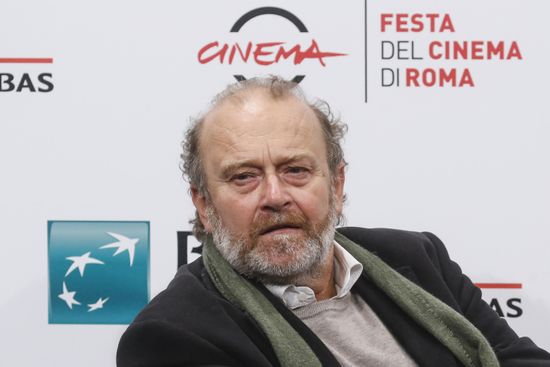 Italian Director Gianfranco Pannone Poses During Editorial Stock Photo ...