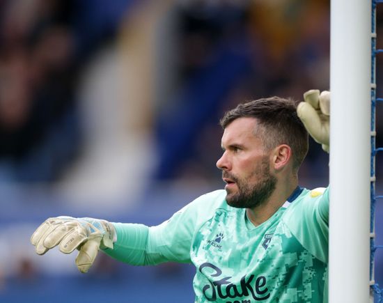 Watford Goalkeeper Ben Foster Goodison Park Editorial Stock Photo ...
