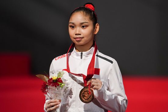 Silver Medalist Luo Rui China Holds Editorial Stock Photo - Stock Image ...