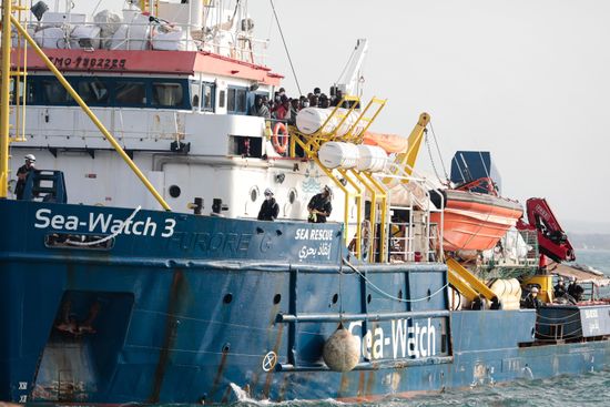 Ship Seawatch 3 Arrives Pozzallo Near Editorial Stock Photo - Stock ...