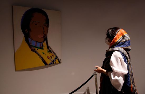 Visitor Looks Portrait Leader American Indian Editorial Stock Photo ...