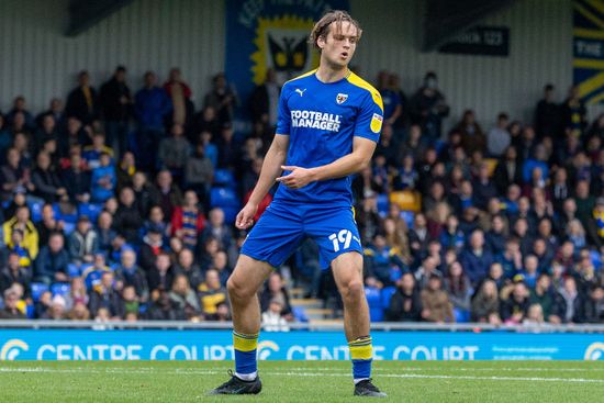 Afc Wimbledon Forward Aaron Pressley 19 Editorial Stock Photo - Stock ...