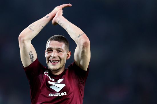 Andrea Belotti Torino Fc Celebrates Editorial Stock Photo - Stock Image ...