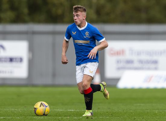 Rangers B Team Midfielder Charlie Lindsay Editorial Stock Photo - Stock ...