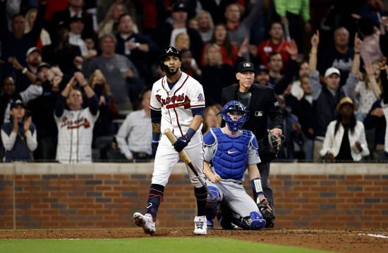 Atlanta Braves Left Fielder Eddie Rosario Editorial Stock Photo - Stock ...