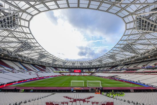 General View Inside London Stadium During Editorial Stock Photo - Stock ...
