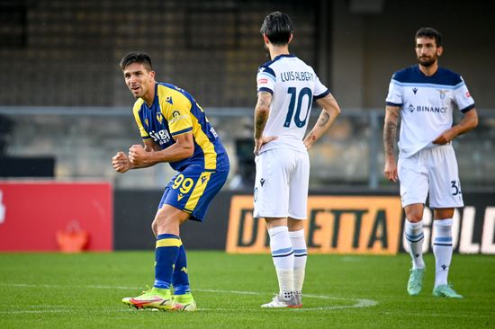 Giovanni Simeoni Verona Celebrates After Scoring Editorial Stock Photo ...