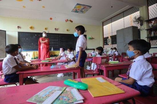 Sri Lankan Primary Section Students Attend Editorial Stock Photo ...