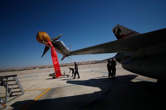 Israeli F16 Aircraft Technician Checking Aircraft Editorial Stock Photo ...