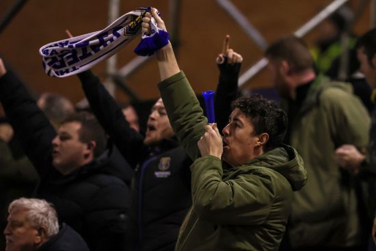 Bohemians Vs Waterford Waterford Fans Celebrate Editorial Stock Photo ...