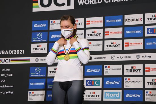 World Champion Women German Lisa Brennauer Editorial Stock Photo ...