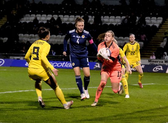 Scotland Goalkeeper Jenna Fyfe 12 Takes Editorial Stock Photo - Stock ...