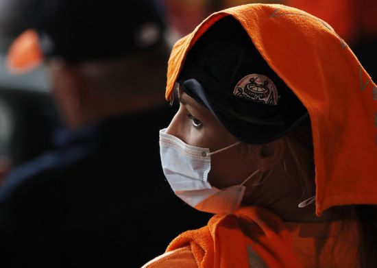 Houston Astros Fan Wears Face Mask Editorial Stock Photo - Stock Image ...