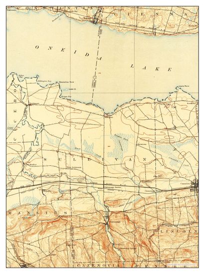Usa Timeless Maps Chittenango New York Editorial Stock Photo - Stock ...