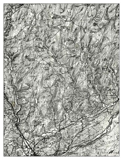 Usa Timeless Maps Bushkill Pennsylvania Map Editorial Stock Photo ...