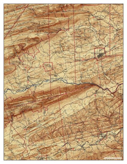 Usa Timeless Maps Mifflinburg Pennsylvania Map Editorial Stock Photo ...