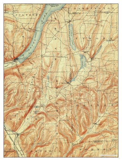 Usa Timeless Maps Hammondsport New York Editorial Stock Photo - Stock ...