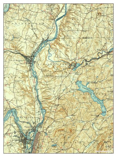 Usa Timeless Maps Cohoes New York Editorial Stock Photo - Stock Image ...