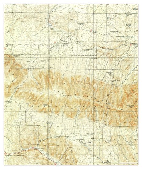 Usa Timeless Maps Capitan Mountains New Editorial Stock Photo - Stock ...