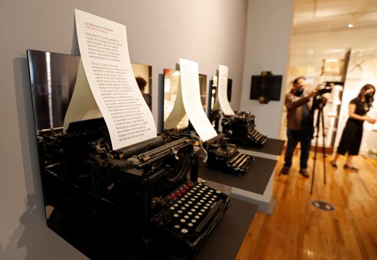 View Old Typewriters Exhibition Objetos Y Editorial Stock Photo - Stock ...