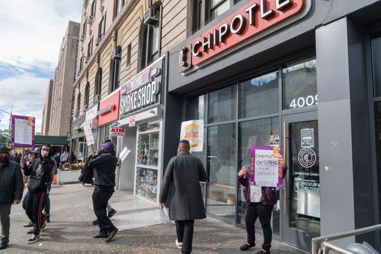Workers Chipotle Store On Strike Poor Editorial Stock Photo - Stock ...