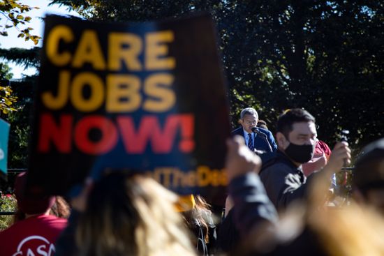 Progressive Activists Demonstrate Folger Park Near Editorial Stock ...