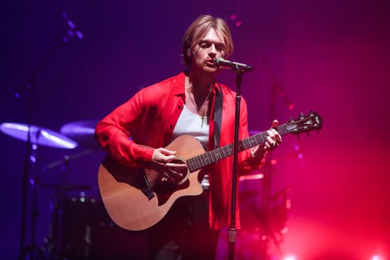 Singer Finneas Finneas Oconnell Performs On Editorial Stock Photo ...