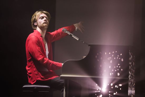 Singer Finneas Finneas Oconnell Performs On Editorial Stock Photo ...