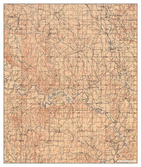 Usa Timeless Maps Tishomingo Oklahoma Map Editorial Stock Photo - Stock ...