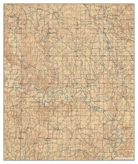 Usa Timeless Maps Tishomingo Oklahoma Map Editorial Stock Photo - Stock ...
