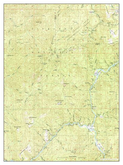 Usa Timeless Maps Agness Oregon Map Editorial Stock Photo - Stock Image ...