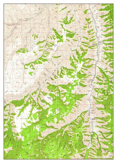 Usa Timeless Maps Harl Butte Oregon Editorial Stock Photo - Stock Image ...